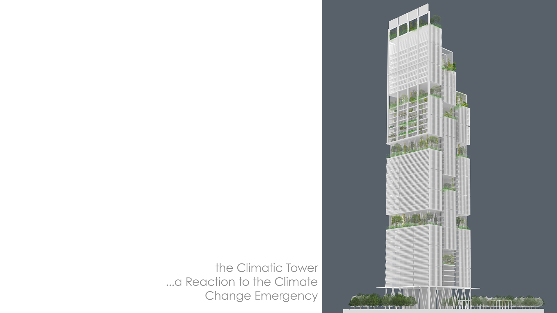 Climatic Tower : Climate Change Emergency — Keith Williams Architects